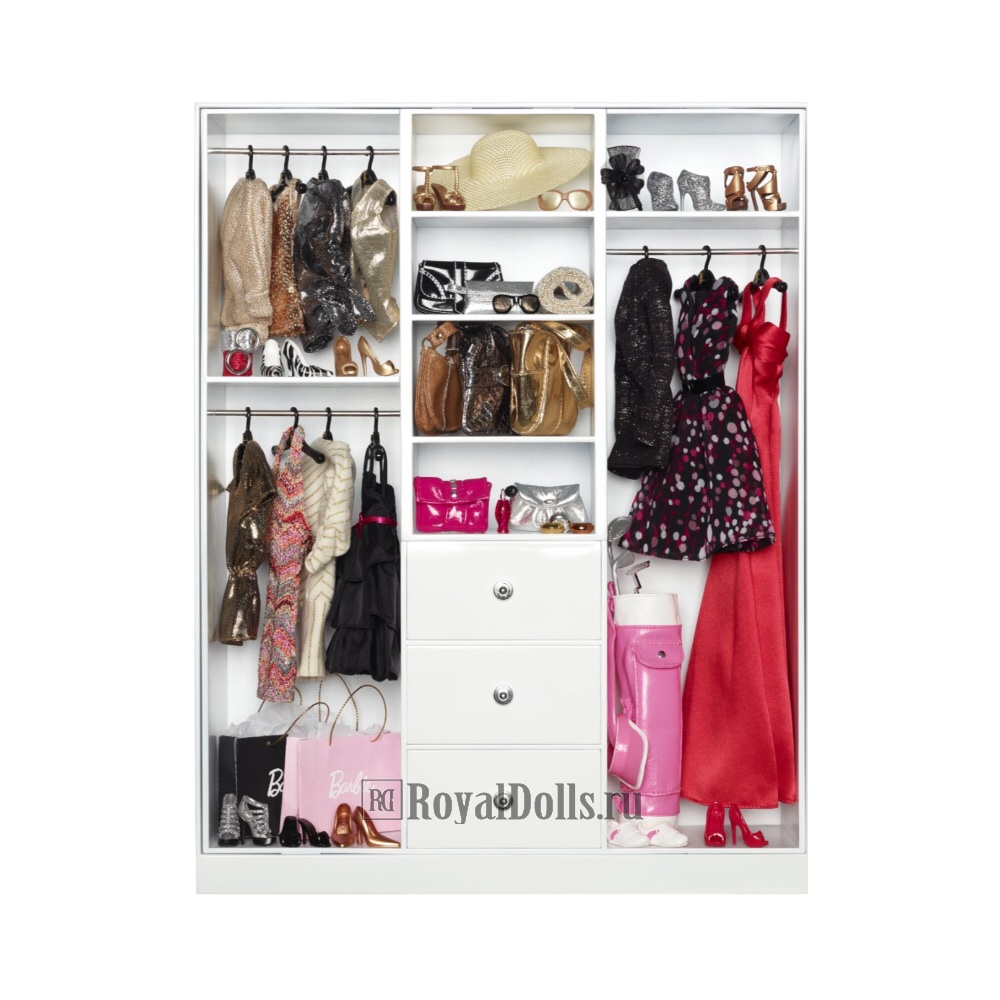 The Barbie Look Collection Wardrobe Closet from category Barbie Ko Royal Dolls